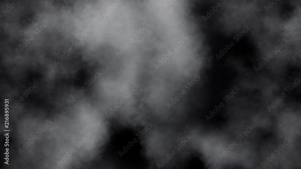 Medium density spreading smoke, wiping frame horizontally. Medium ...