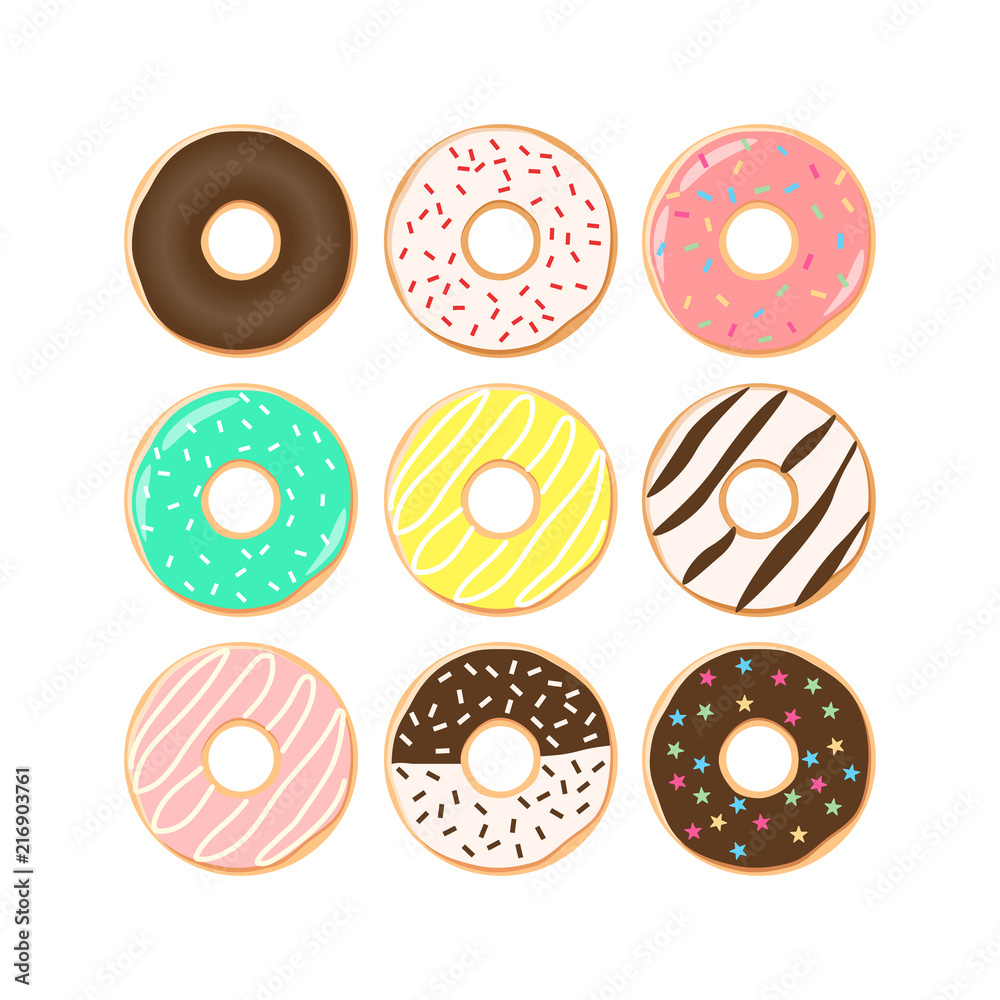 Donut With Sprinkles Clipart
