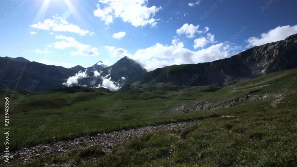 Gran Sasso d'Italia (Great Rock of Italy), the highest mountain of ...