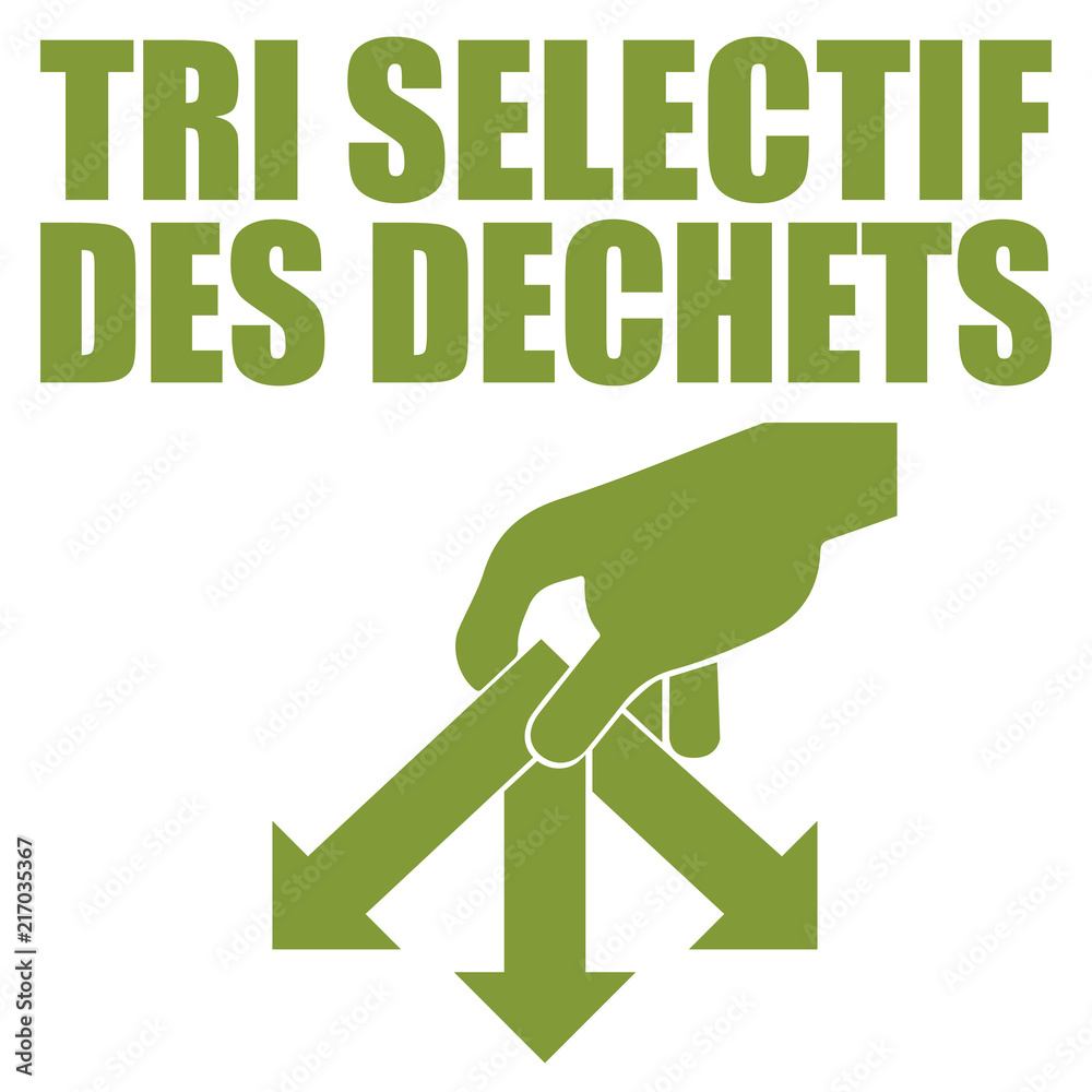 Logo tri sélectif. Stock Vector | Adobe Stock