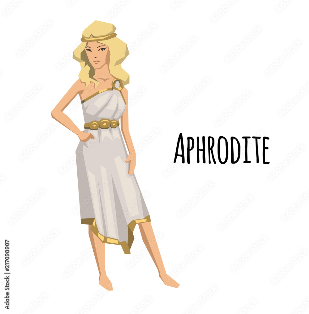 Aphrodite, ancient Greek goddess of Love and Beauty. Ancient Greece ...
