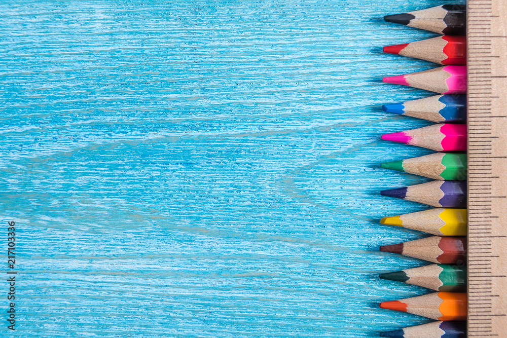 School, pencils, ruler - school background Stock Photo | Adobe Stock
