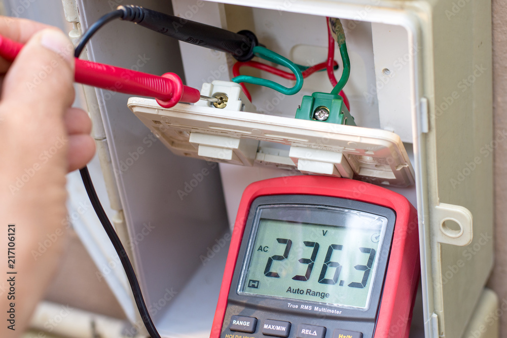 Electrical terminal box. Control panel with magnetic contactor and ...