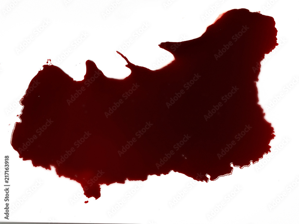 Puddle of blood Stock Photo | Adobe Stock