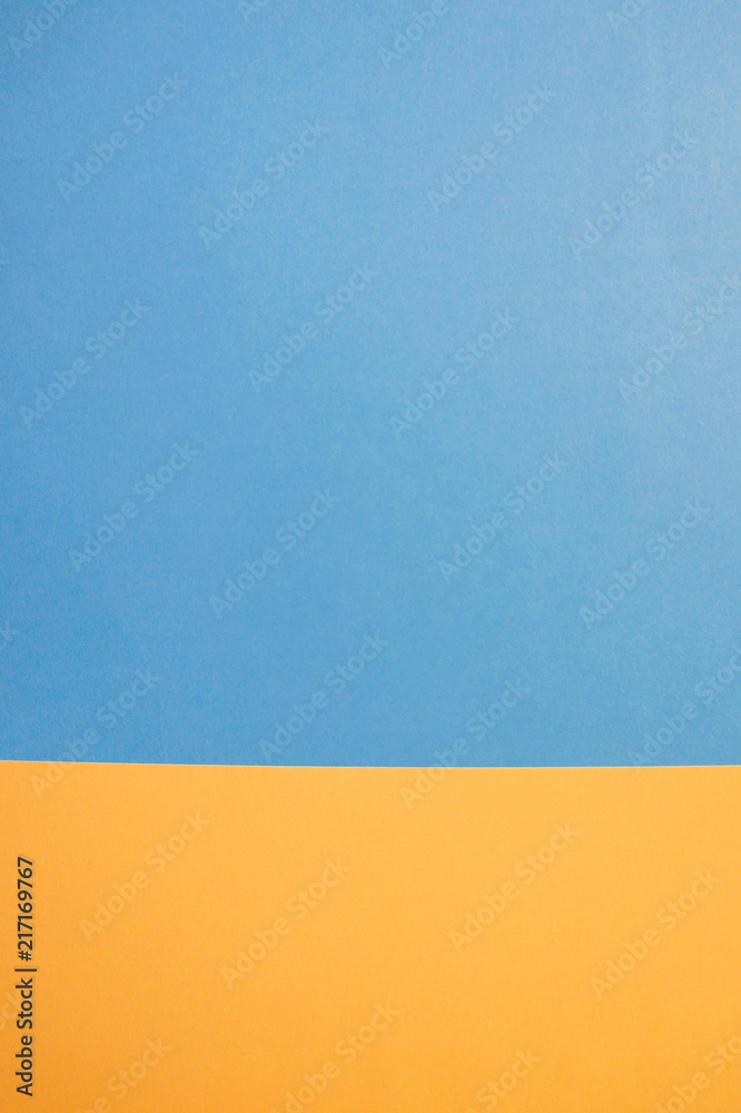 Bright paper background for design. Blue and yellow. Stock Photo ...