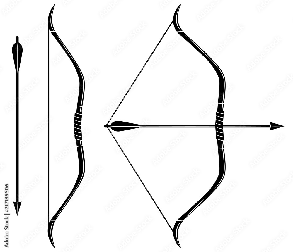 Greek Bow And Arrow