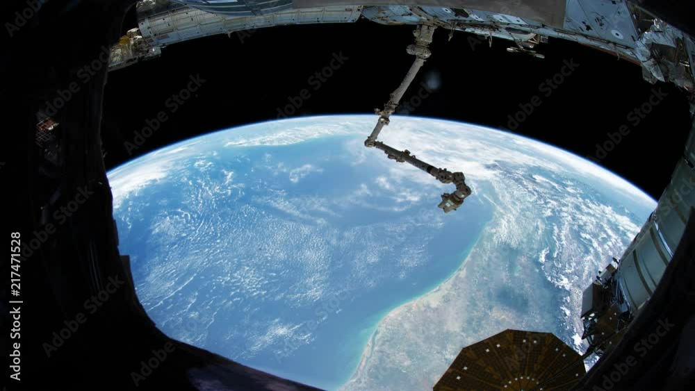 Earth From Space Station Window