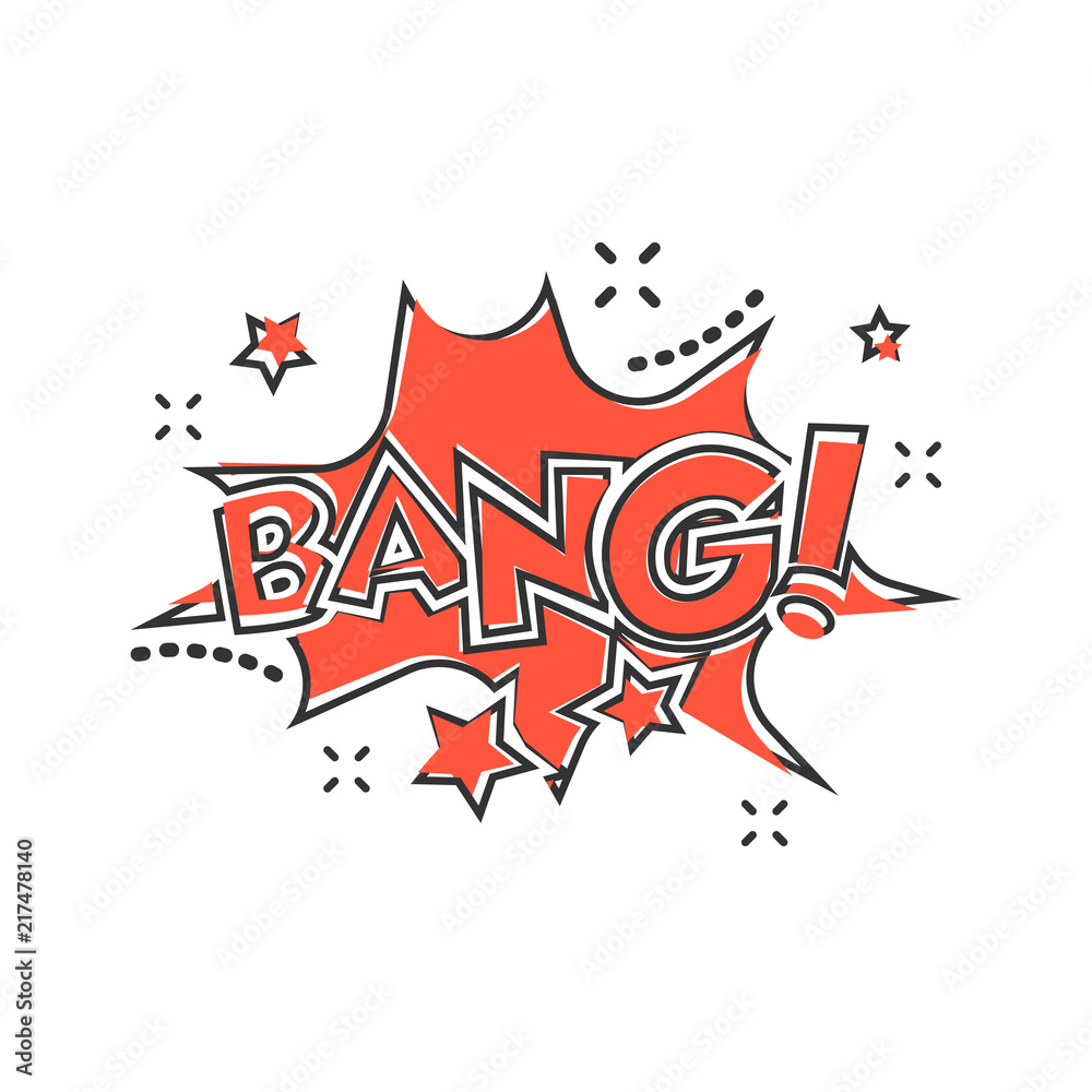 Cartoon Bang Sign