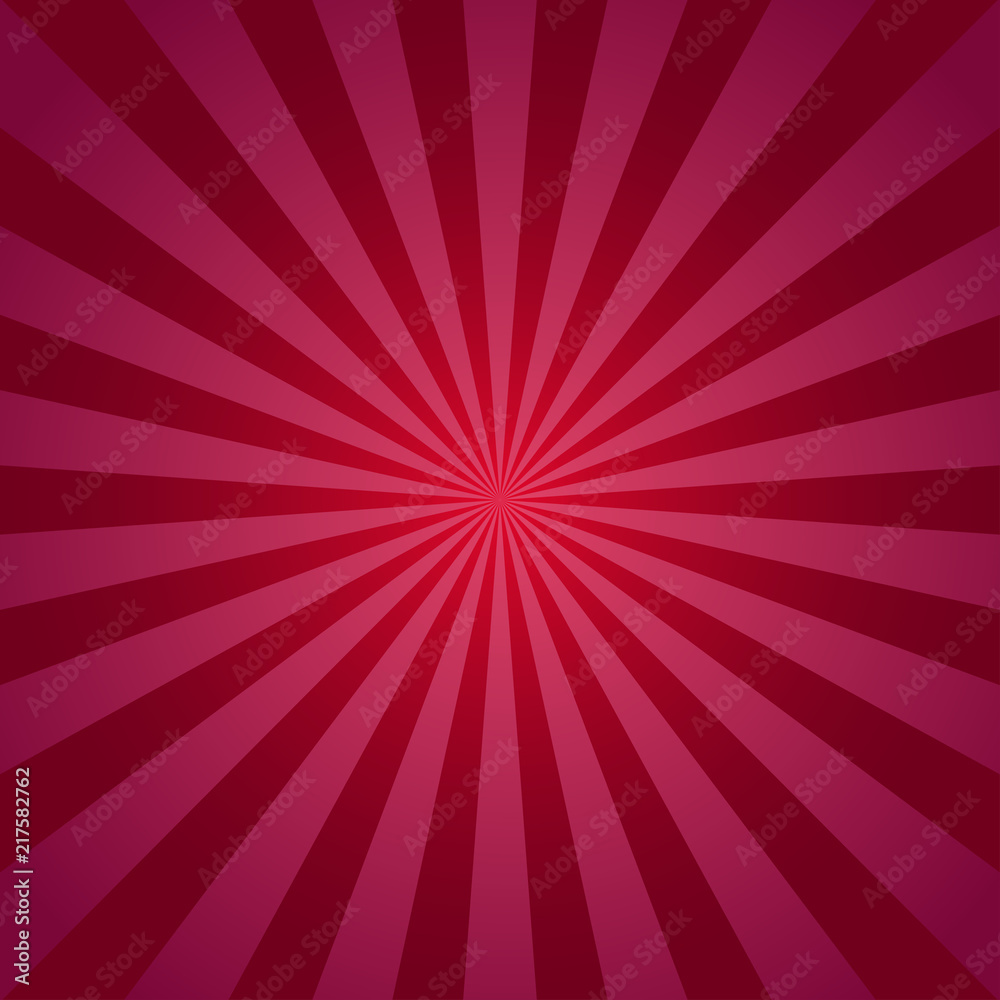 Sunlight abstract background. Red burst background. Vector illustration ...