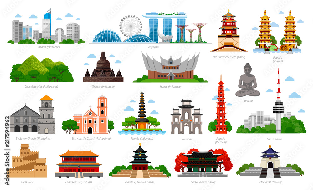 Famous Landmarks In Asia