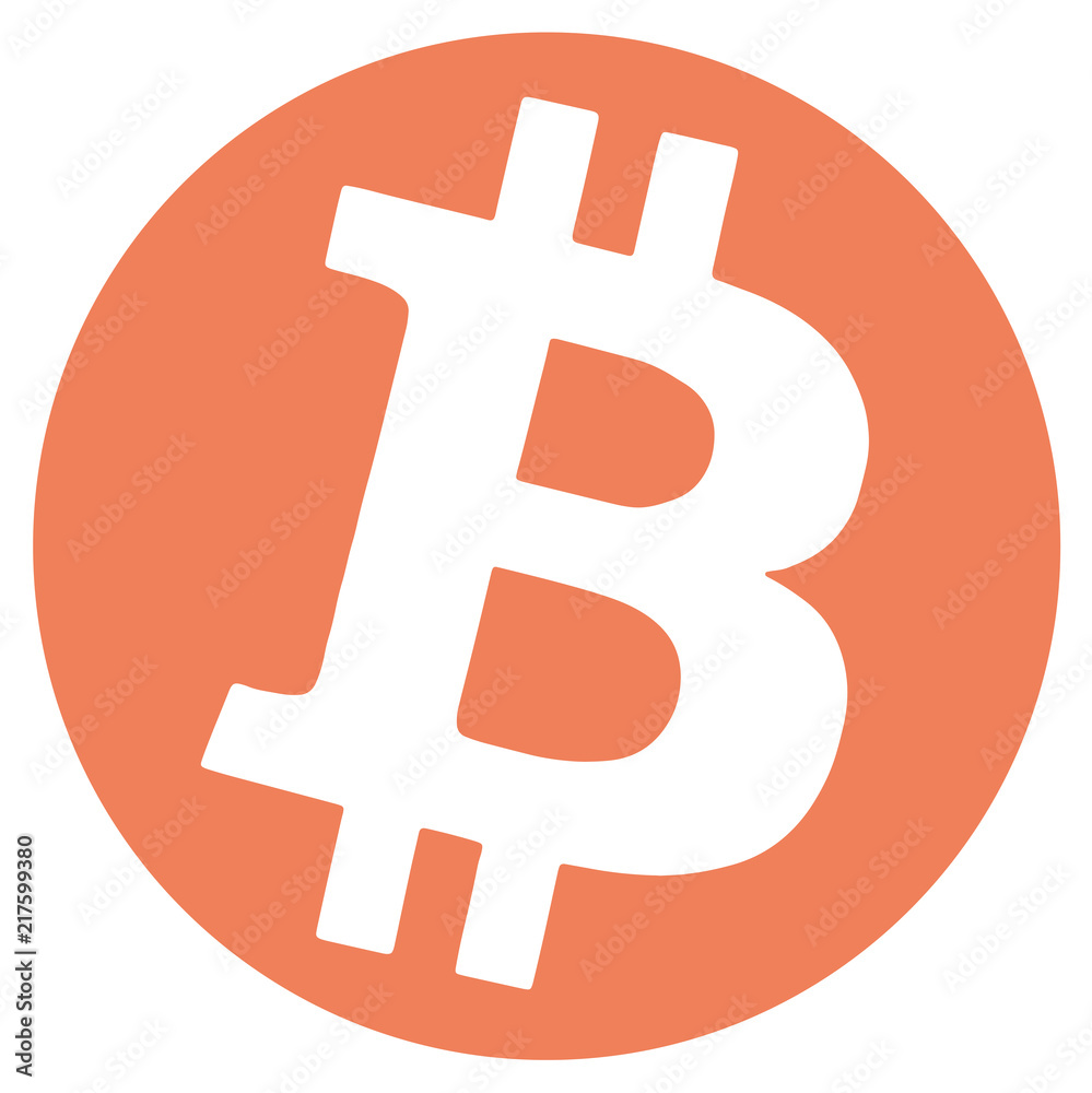 Bitcoin logo alone. Vector Format. Stock Vector | Adobe Stock
