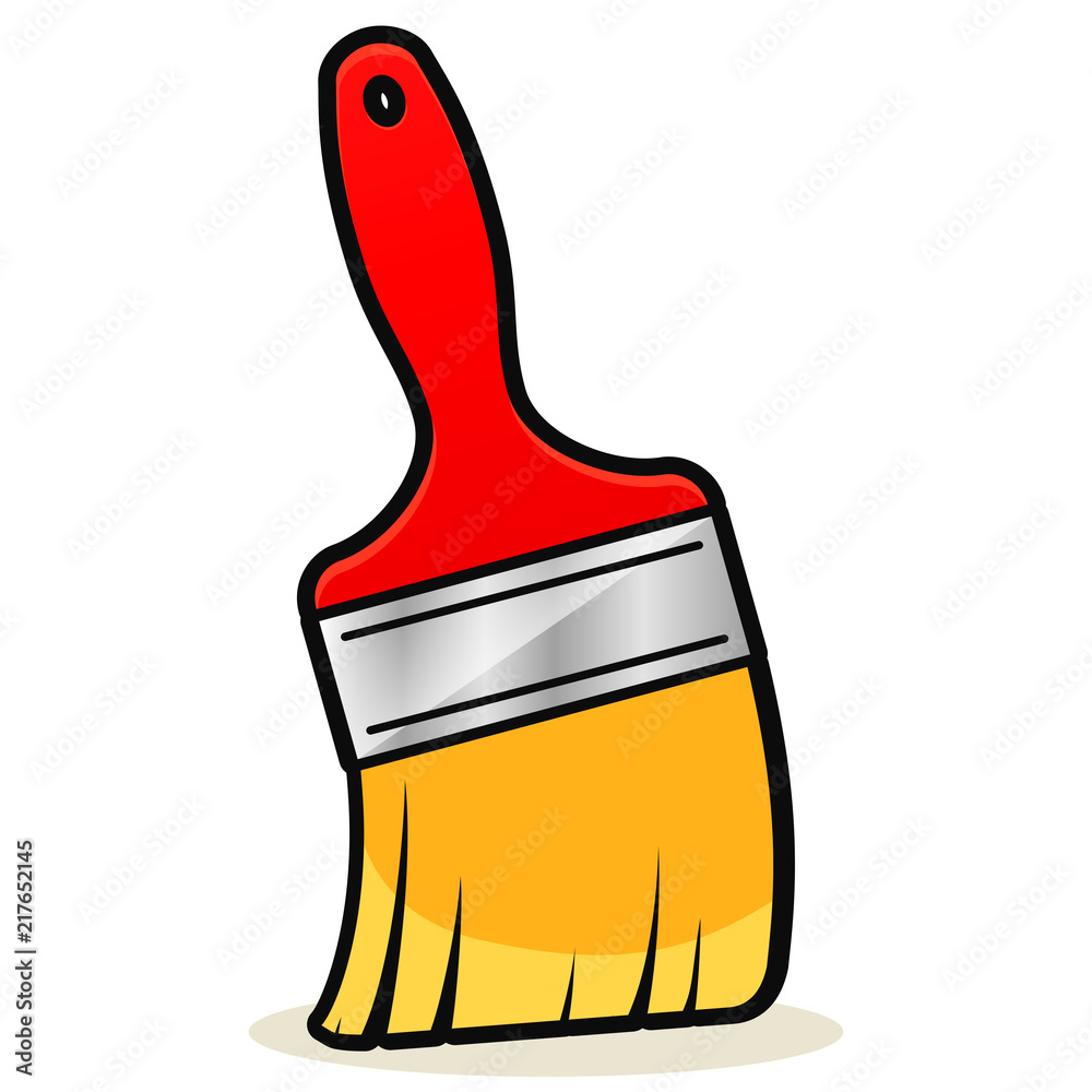 Vector paint brush color design Stock Vector | Adobe Stock