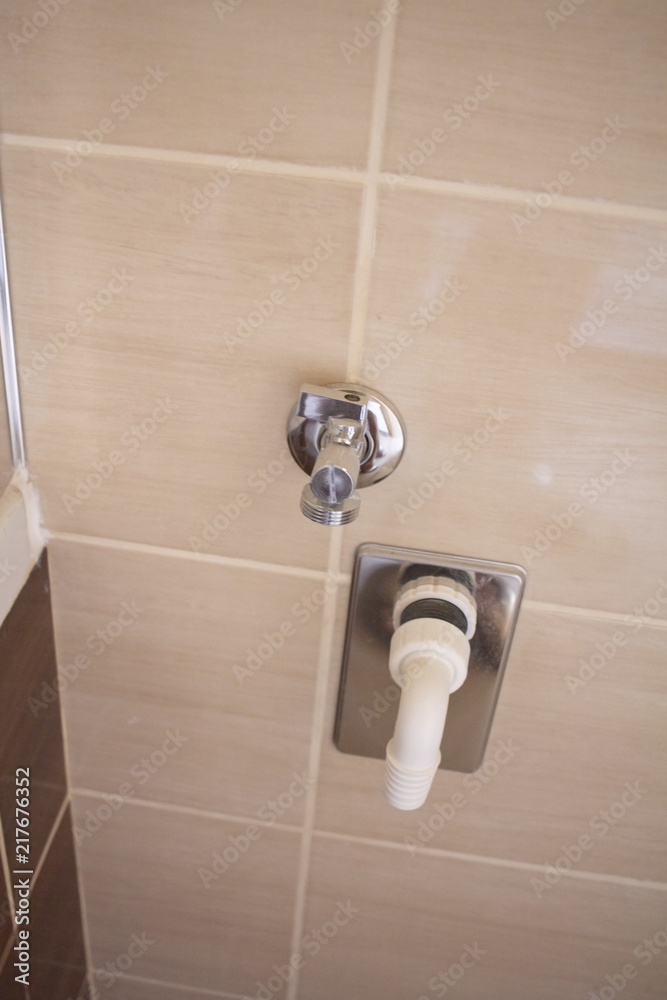 Washing machine ball valve for water supply to the washing machine in ...