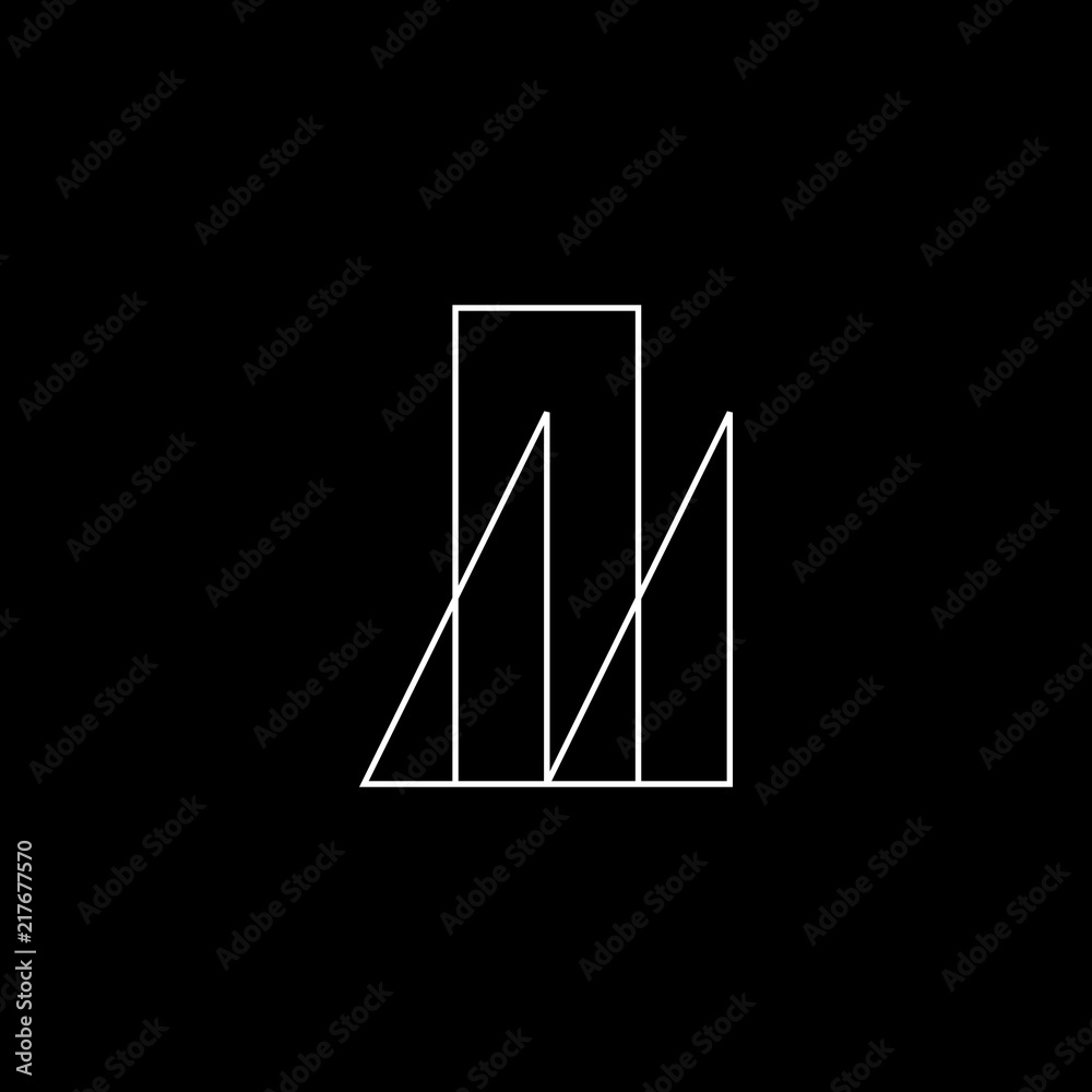 Architect logo abstract template. Unique symbol vector illustration ...