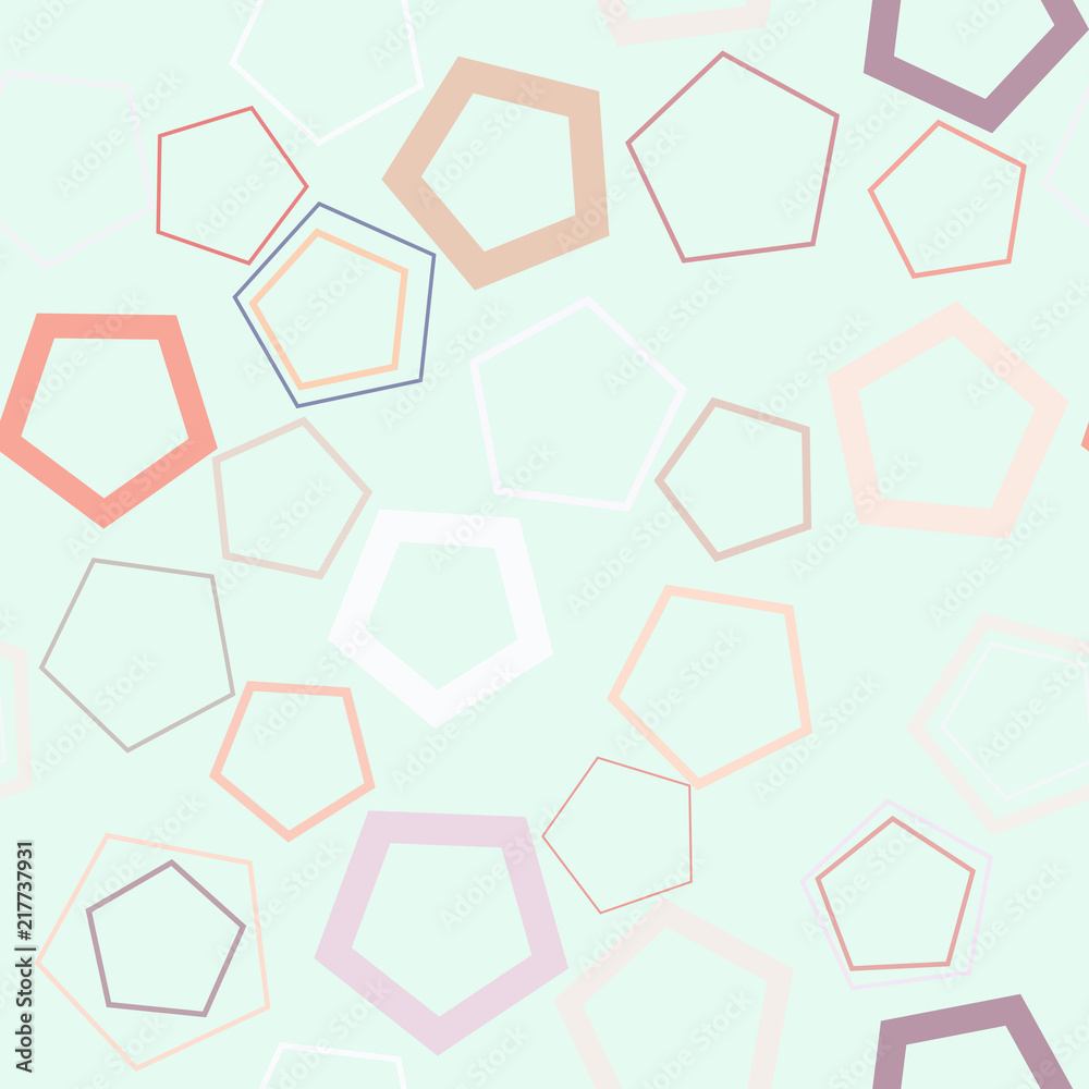 Seamless Pentagon Pattern