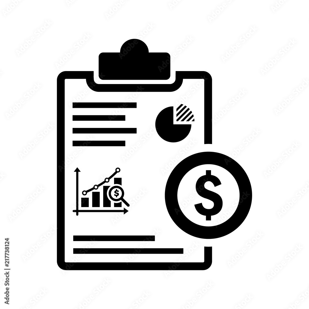 Financial Report Icons