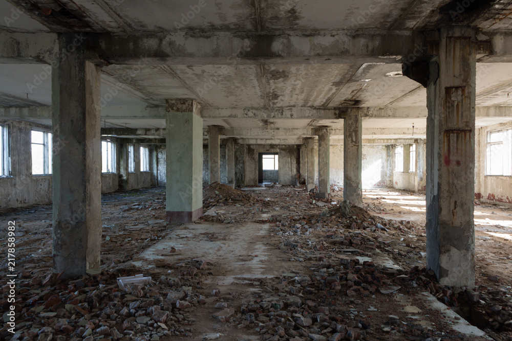 Inside Destroyed Buildings
