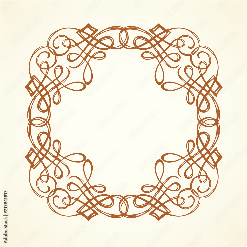 Vignette. Vector drawing Stock Vector | Adobe Stock