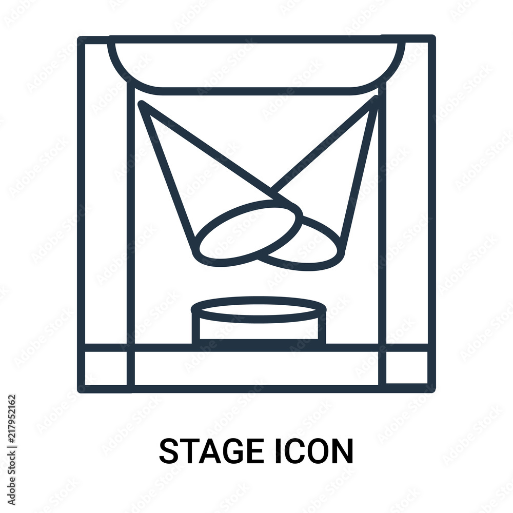 Stage Icon Vector