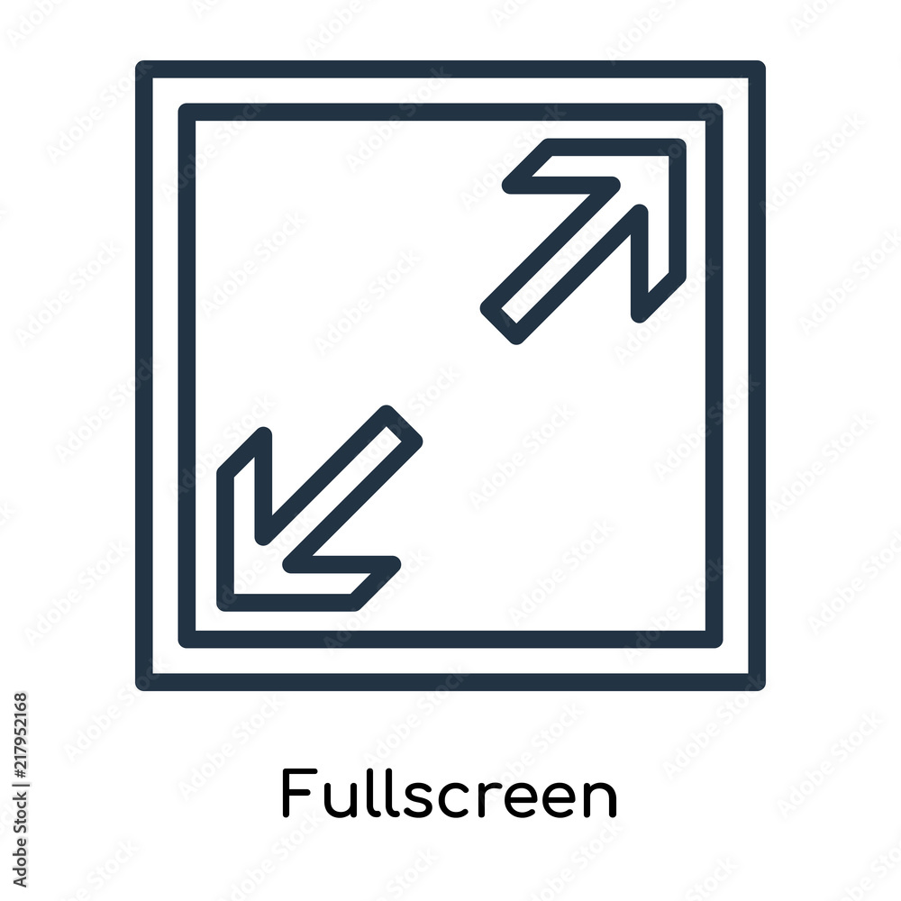 Fullscreen Icon Vector