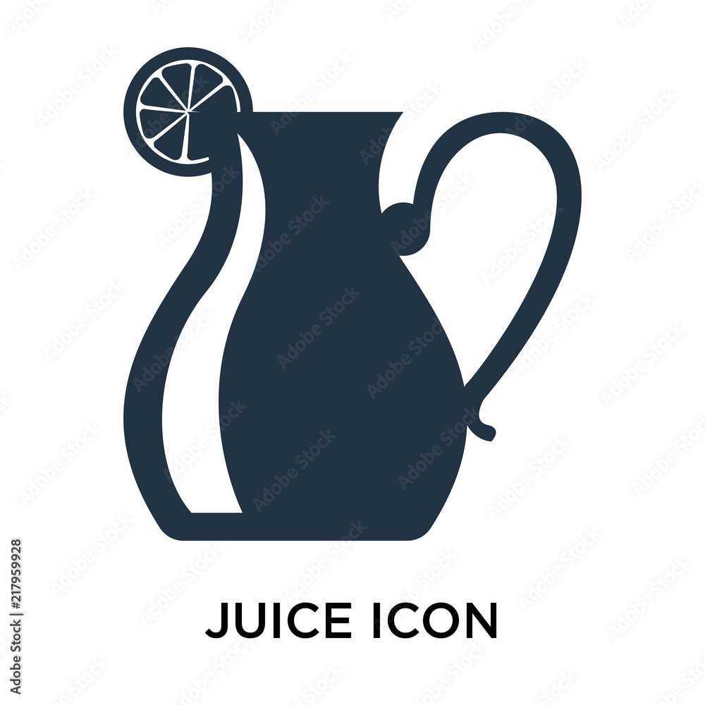 juice icons isolated on white background. Modern and editable juice ...