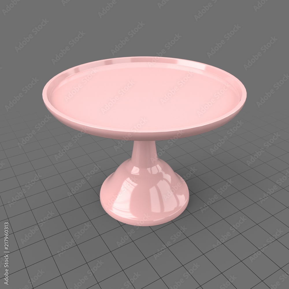 Cake stand Stock 3D asset | Adobe Stock
