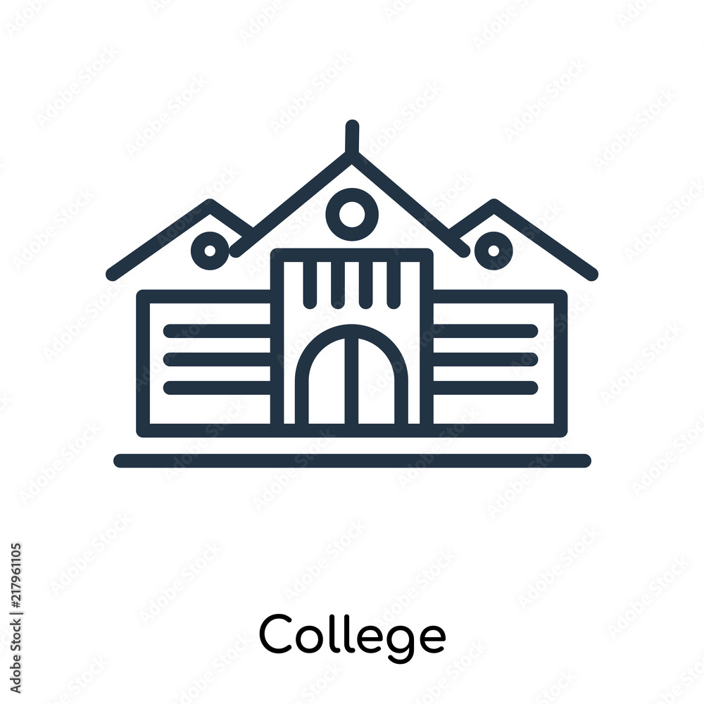 College Icon Vector