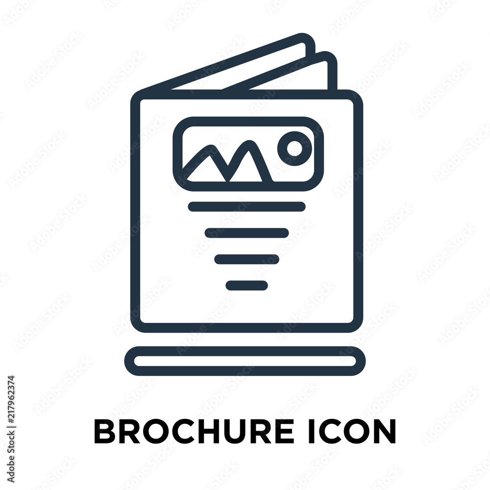 Brochure Icon Vector