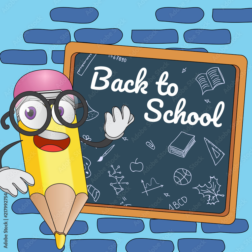 Cartoon Chalk Drawing