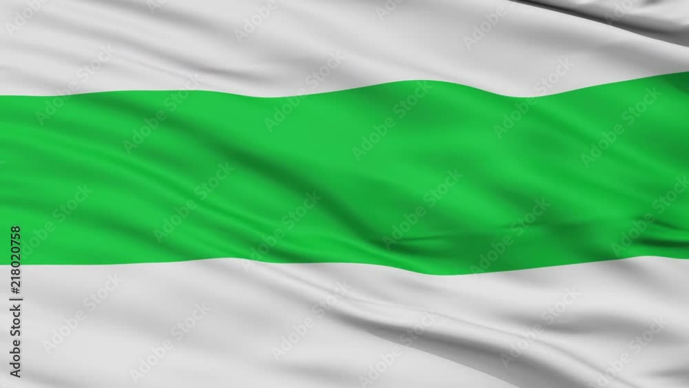 Santa Rosa de Cabal Risaralda closeup flag, city of Colombia, realistic ...