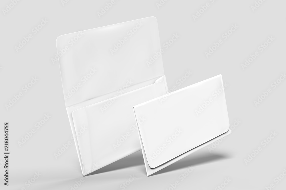 Blank white realistic remittance envelope mock up. Stock Illustration ...