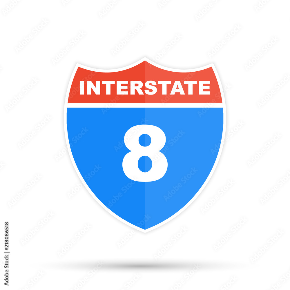 Interstate 8 Sign