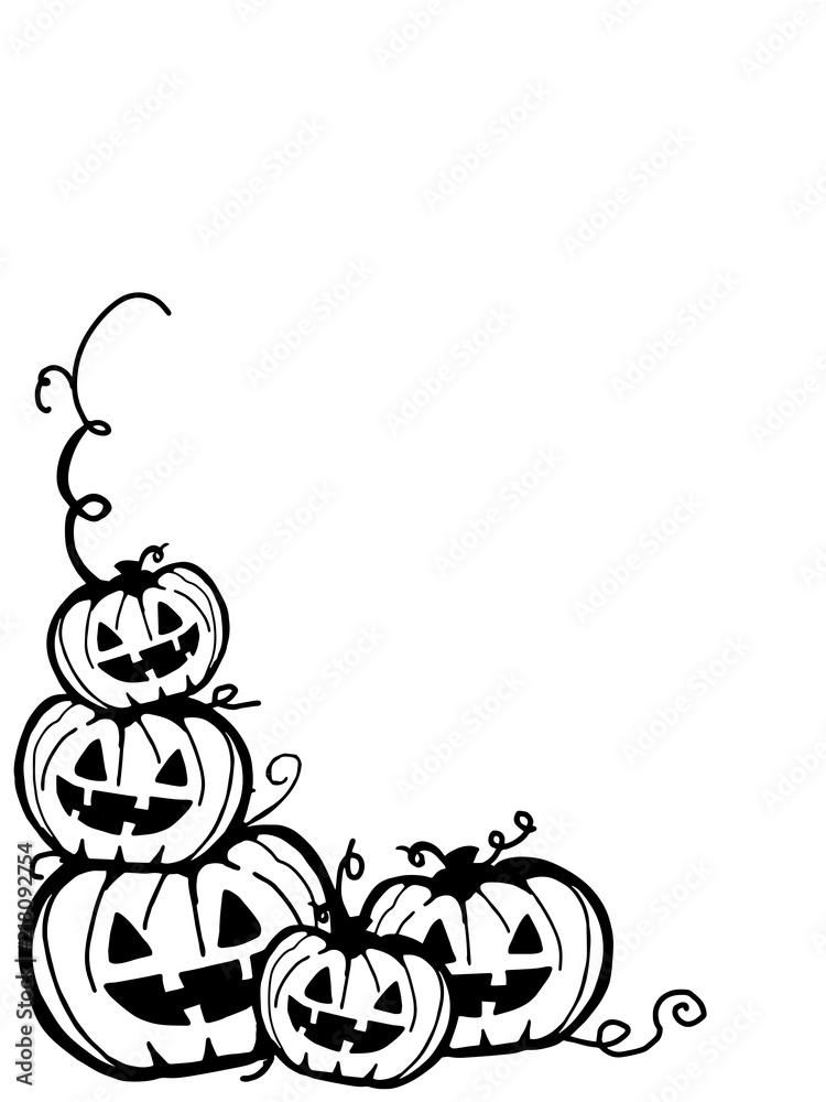 Black And White Pumpkin Clipart