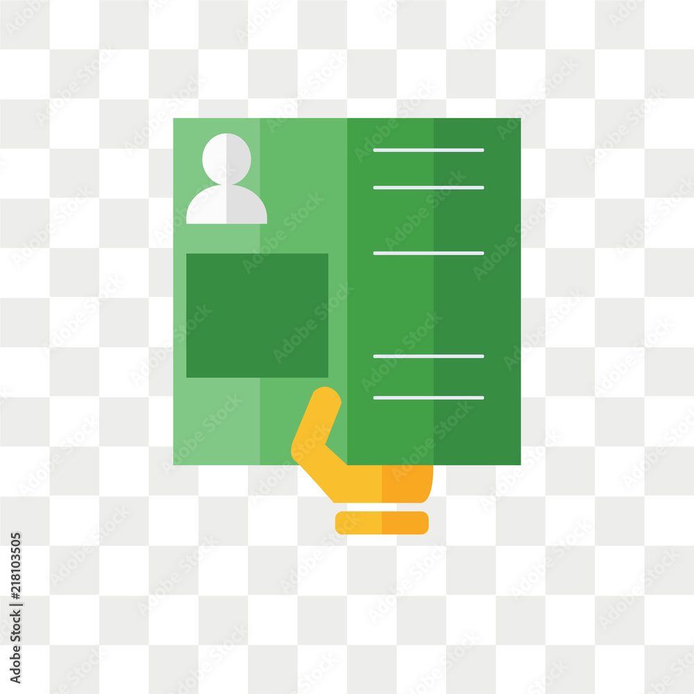 Passport vector icon isolated on transparent background, Passport logo ...