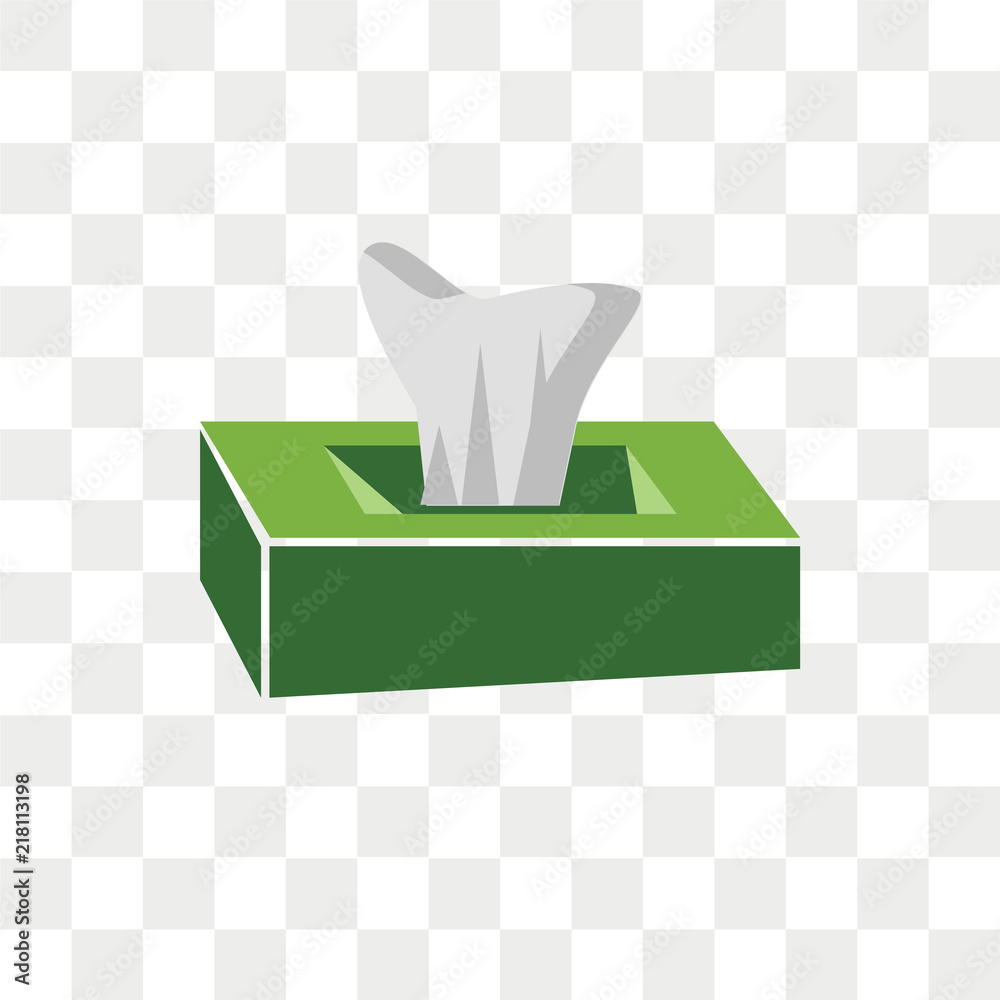 Tissue vector icon isolated on transparent background, Tissue logo ...