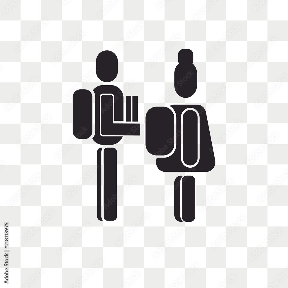 Student vector icon isolated on transparent background, Student logo ...