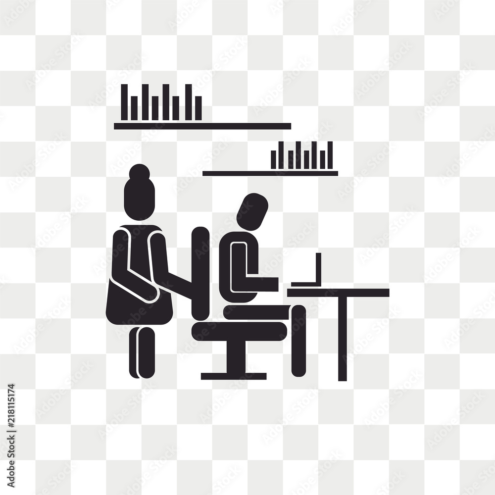 Sexual harassment vector icon isolated on transparent background ...