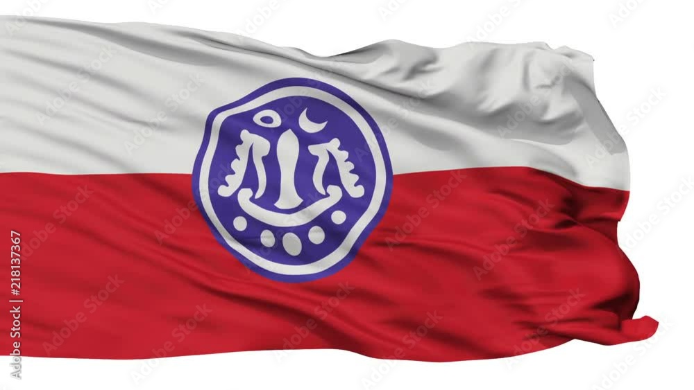 Rakhine Flag, Isolated View Realistic Animation Seamless Loop - 10 ...