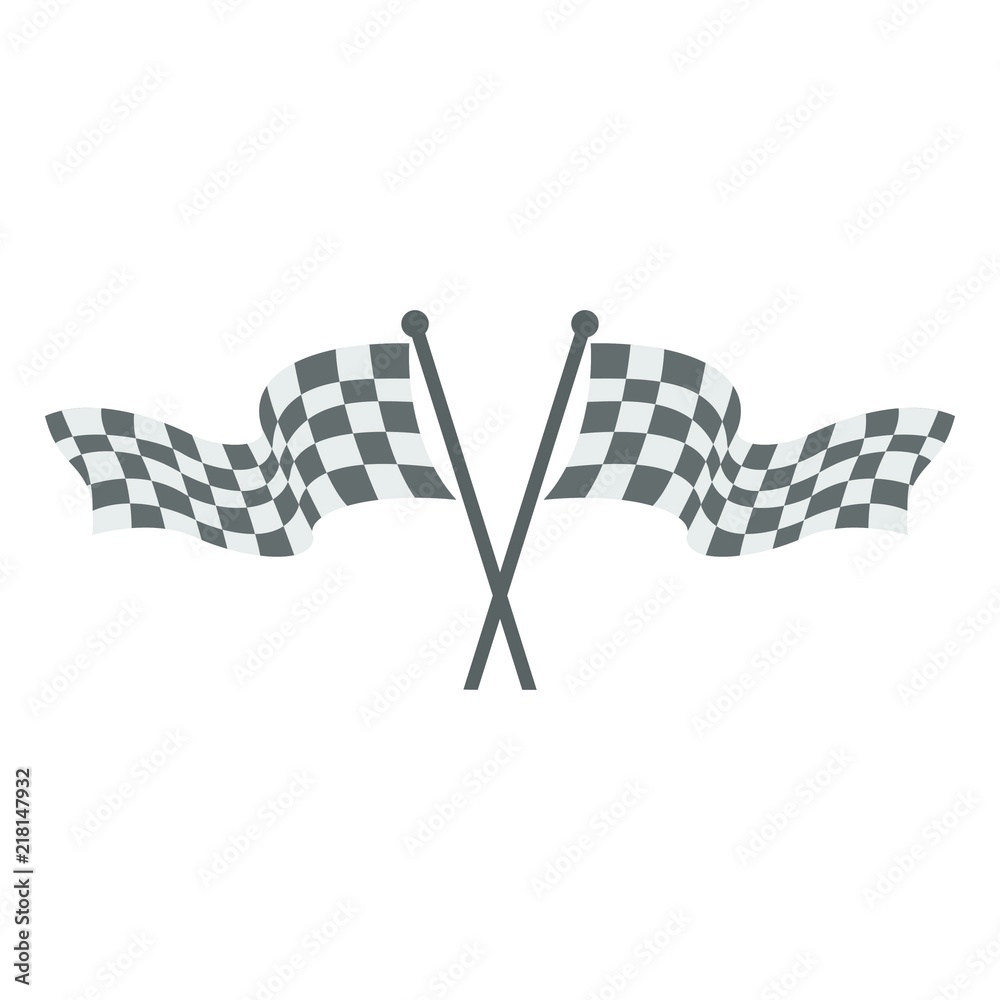 Flag vector design race black mockup illustration emblem isolated icons ...