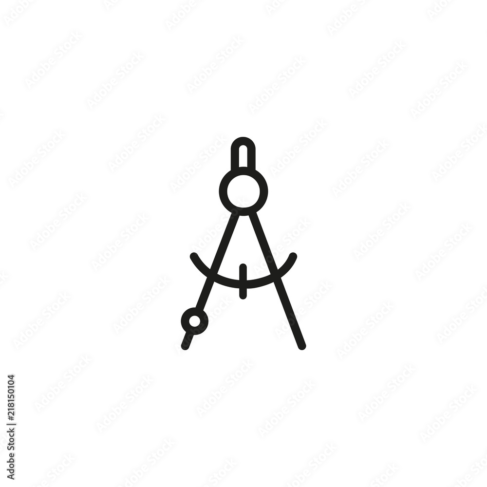 Architecture Compass Vector