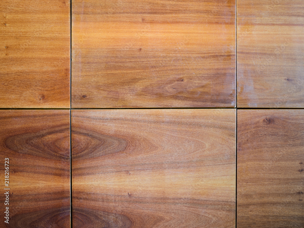 Wood Finishing Wall Panels Background. Joints of Decorative Finishing ...