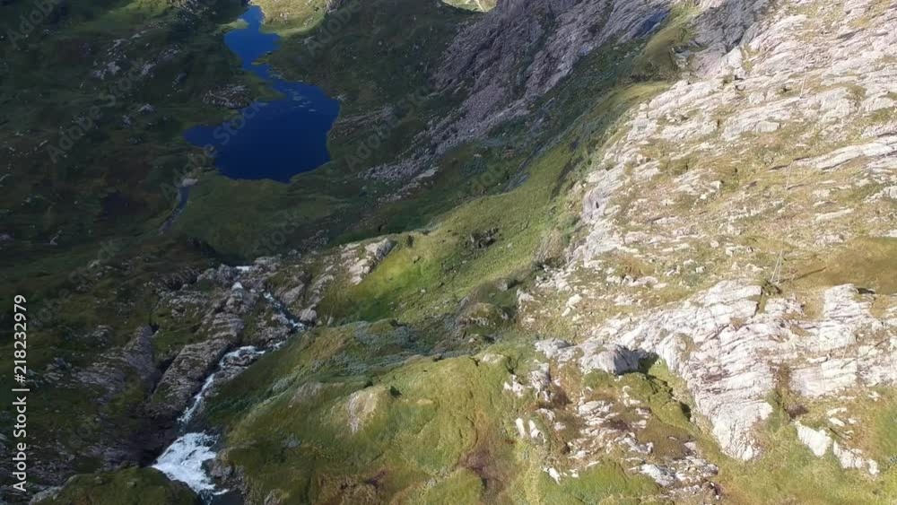 Rivers and lakes in the norwegian mountains Stock Video | Adobe Stock