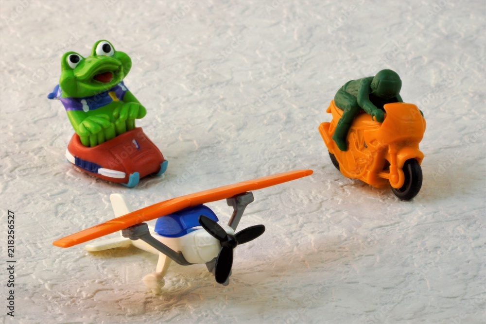 Racing toys airplane sled motorcycle fun fun for kids who are faster ...