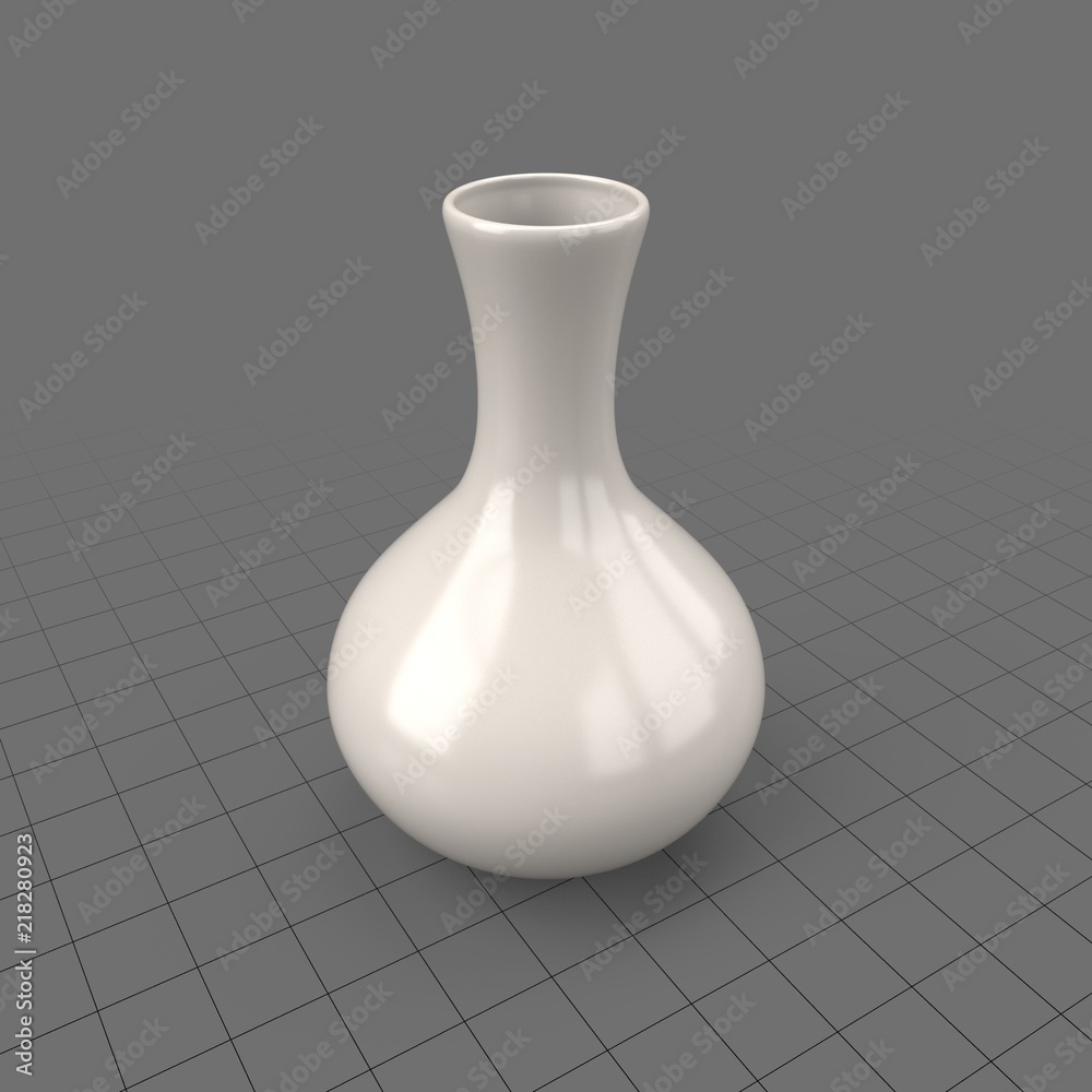 Small decorative vase Stock 3D asset | Adobe Stock