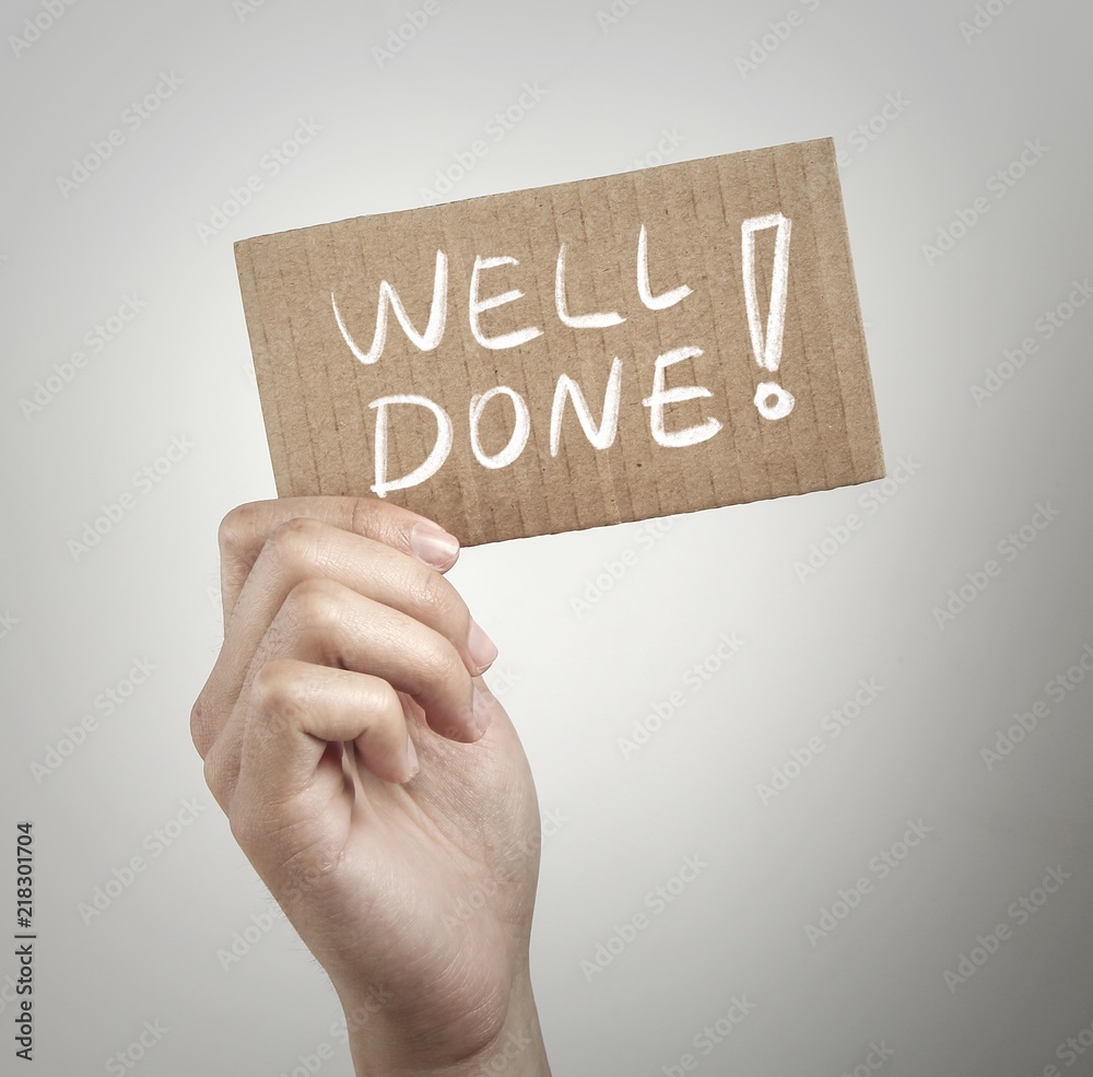 Well Done Concept Stock Photo | Adobe Stock