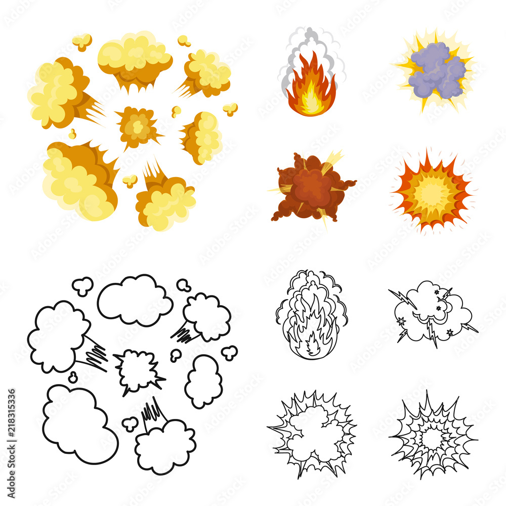Flame, sparks, hydrogen fragments, atomic or gas explosion ...
