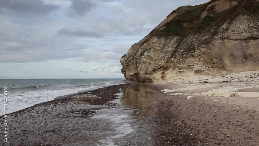 Video „Bulbjerg is a limestone cliff in northern Jutland, Denmark ...