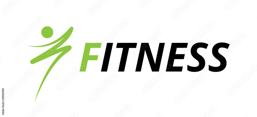 Fitness graphic design, fit icon draw, blue logo Stock Vector | Adobe Stock