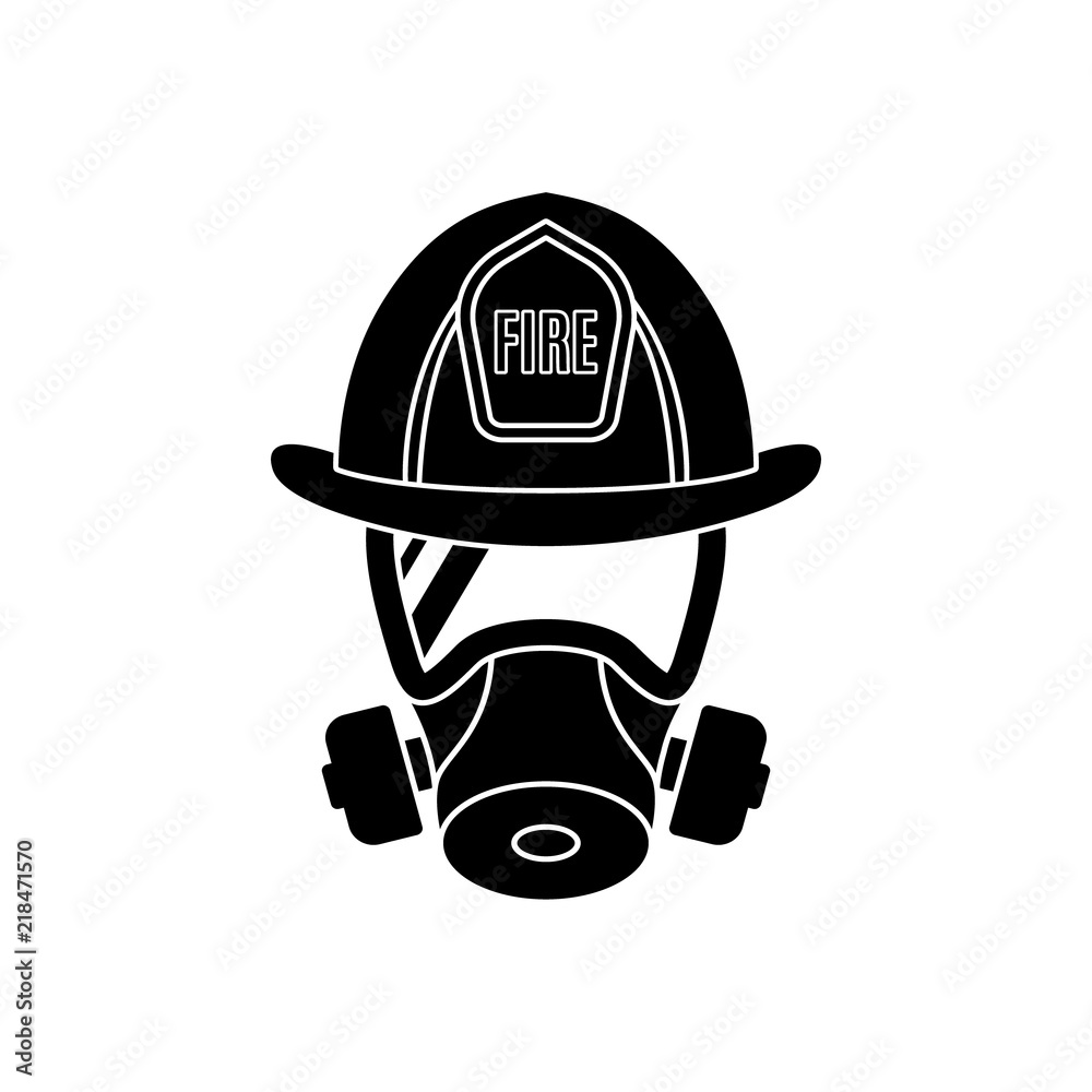Firefighter Mask Clipart
