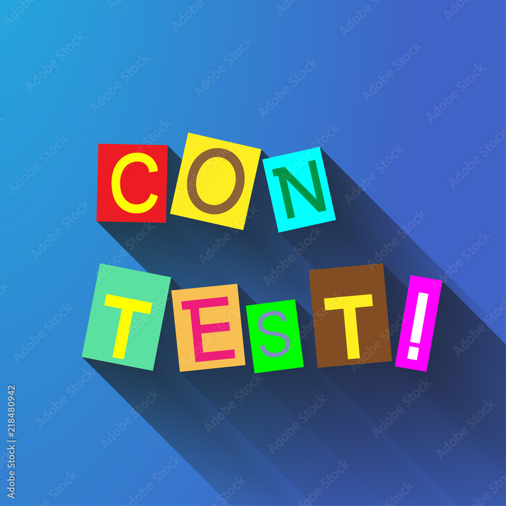 Contest illustration graphic win people. Fashion isolated winner ...